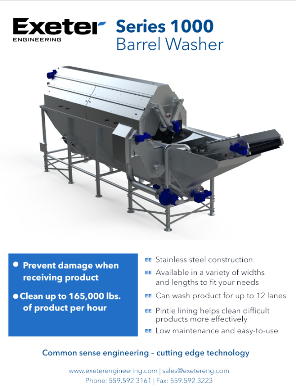 Series 1000 – High-Capacity Barrel Washer Series 1000 Barrel Washer ...