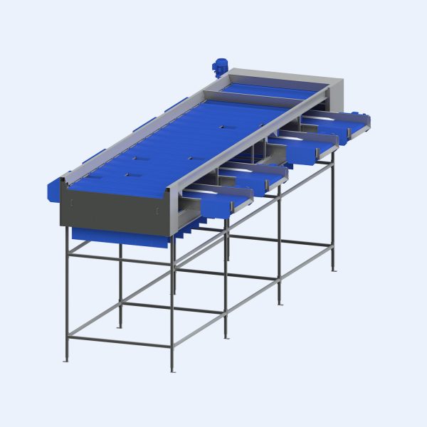 EE002 – Incline Conveyor with Flap Belt EE002 Flap Belt Distribution ...